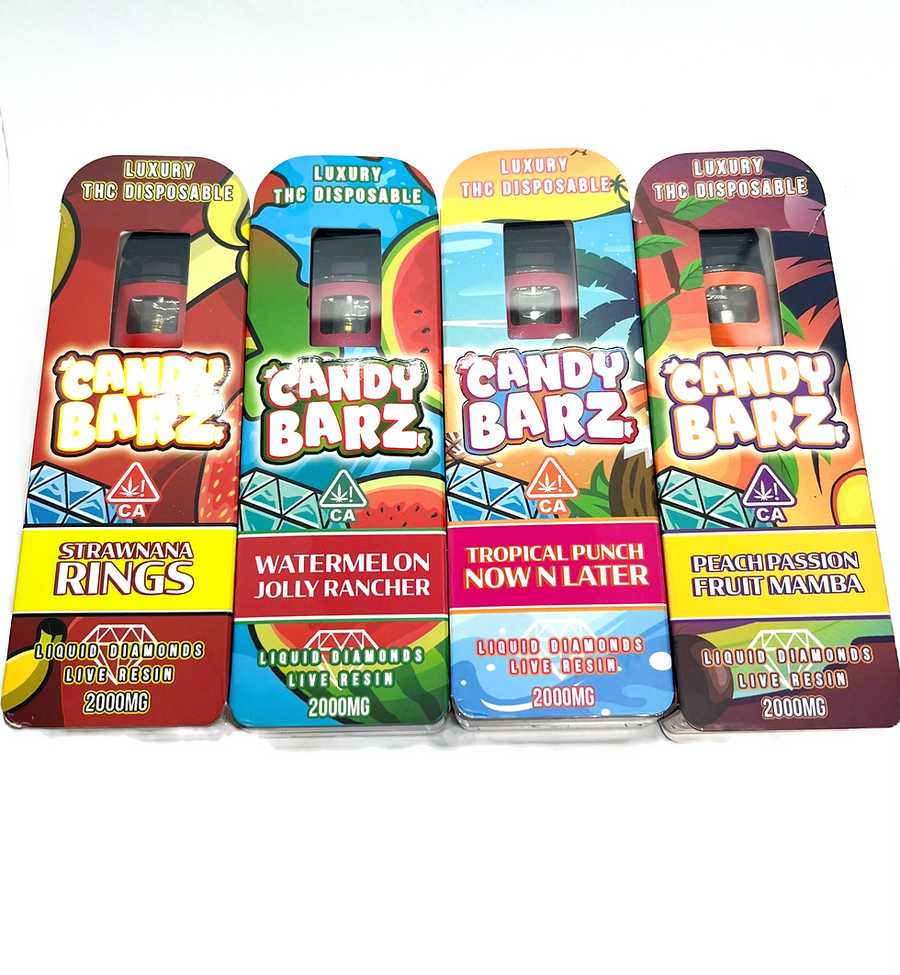 White Guava Liquid Diamond Live Resin Disposable 2G (Candy Barz) | King Of Cannabis