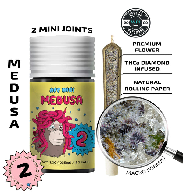 Medusa 2 original mini joints 1g (APE Premium Cannabis Corp) | King Of Cannabis
