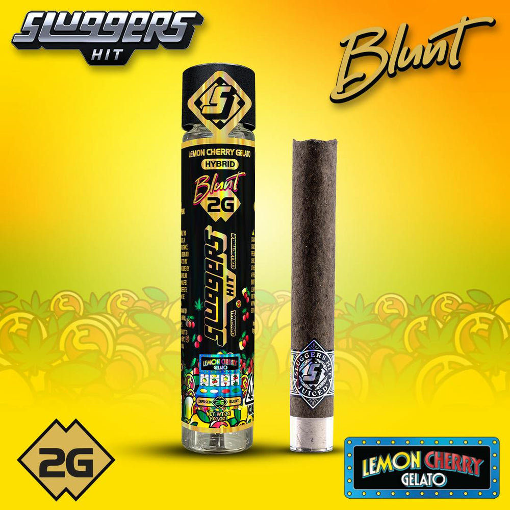 Lemon Cherry Gelato Hybrid Infused Blunt 2g (Sluggers) · King Of Cannabis