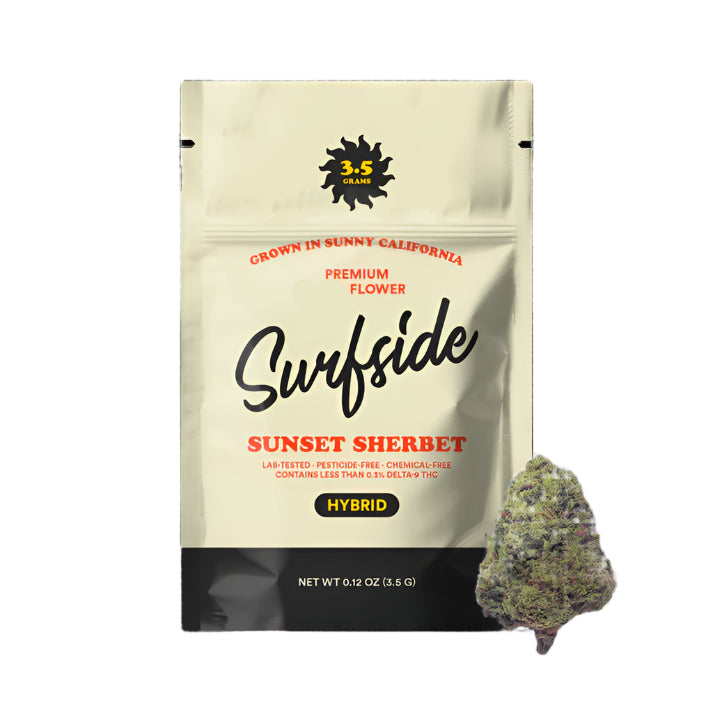 Sunset Sherbert Hybrid 3.5g (Surfside Brands) | King Of Cannabis