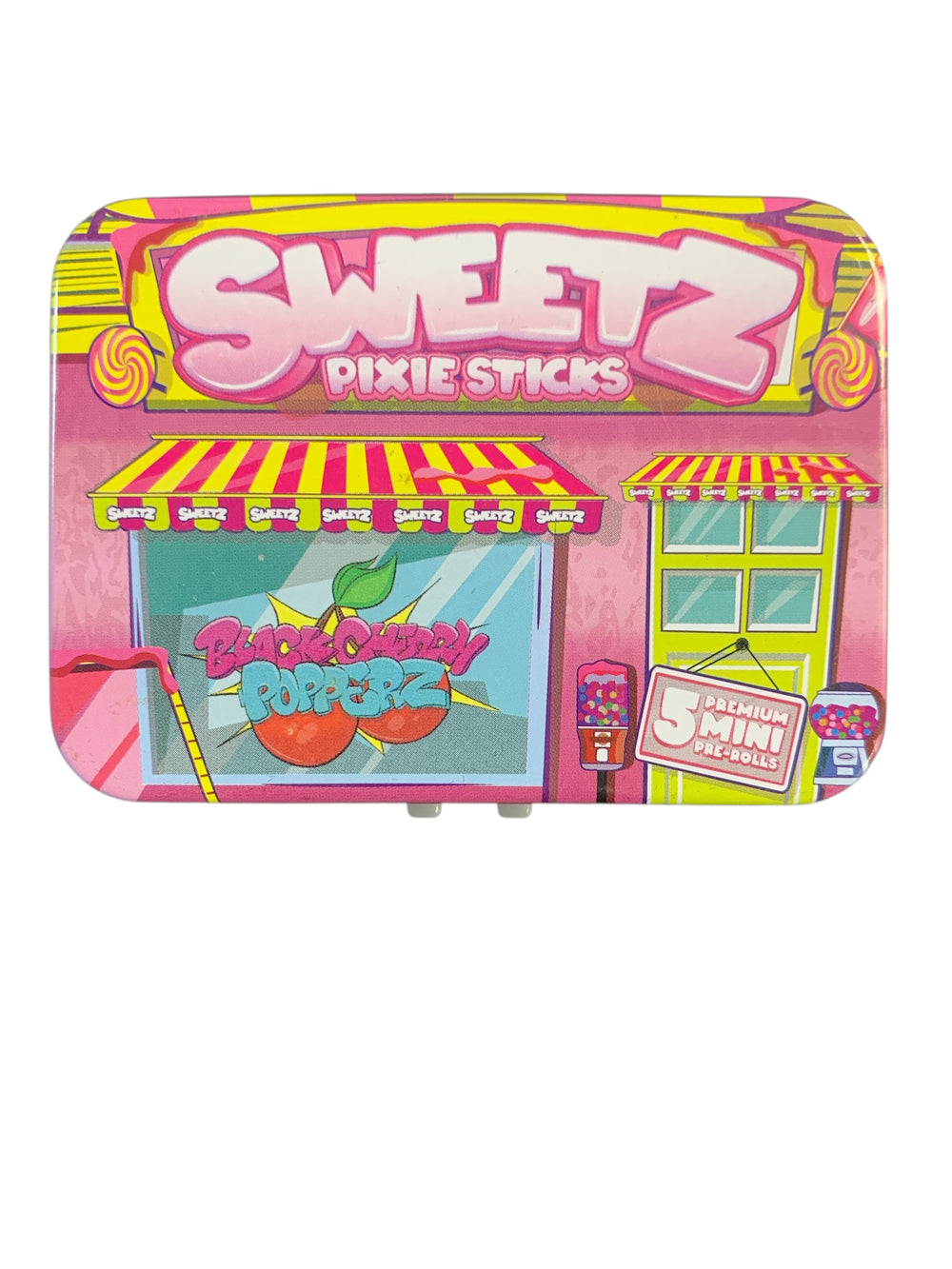 Black Cherry Popperz 5pk premium mini prerolls (3.5g) (Sweetz Pixie St · King Of Cannabis